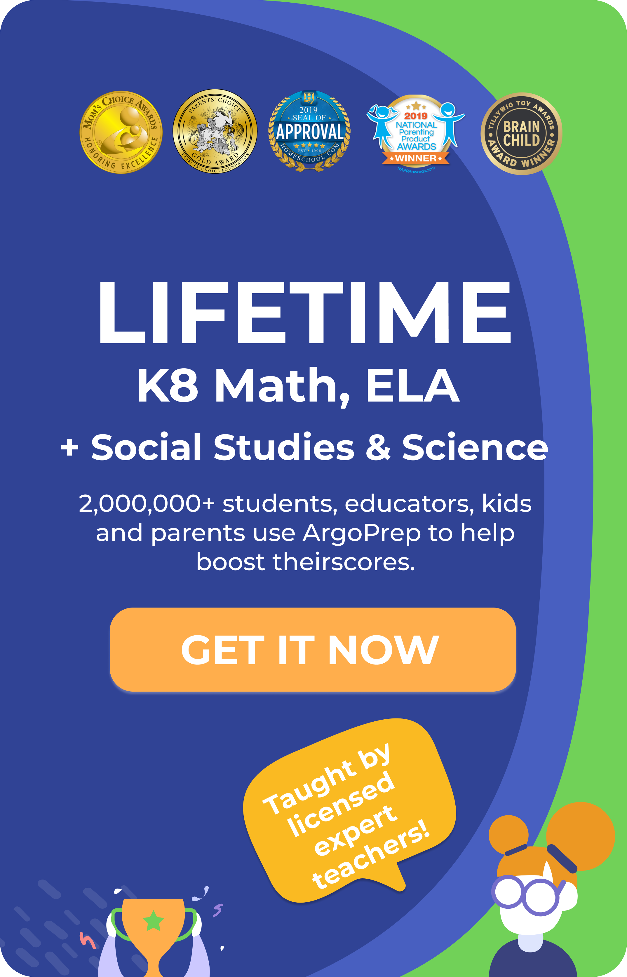 Lifetime Subscription: K8 Math, ELA, Science, Social Studies Program ...