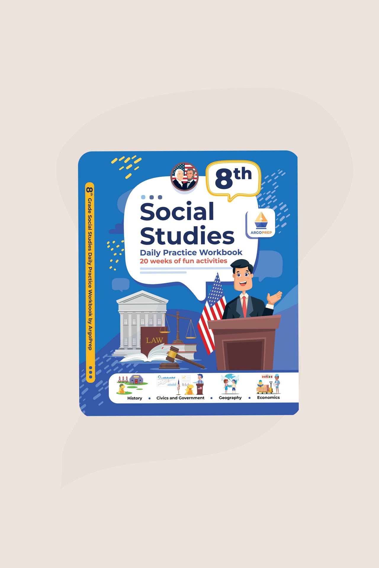 8th Grade Social Studies: Daily Practice Workbook | 20 Weeks of Fun Ac ...